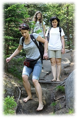 Bosá turistika. Organizujeme bosé výlety, bosou turistiku, bosé vandry ...